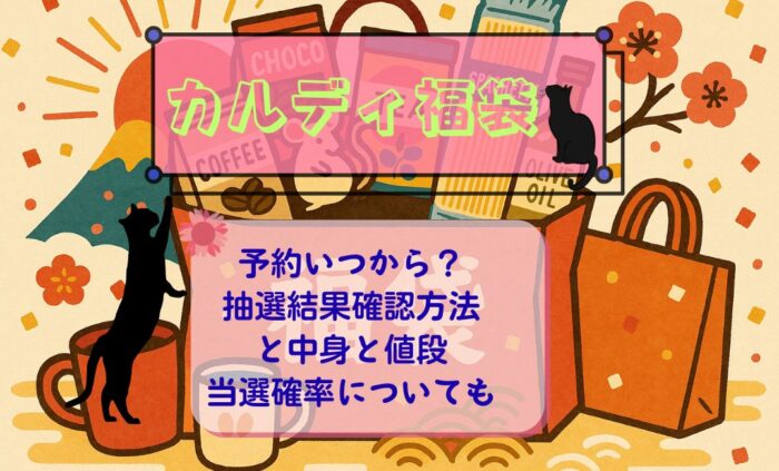 ｶﾙﾃﾞｨ福袋2026予約いつから？抽選結果確認方法と中身と値段,当選確率についても | ともねこ情報blog